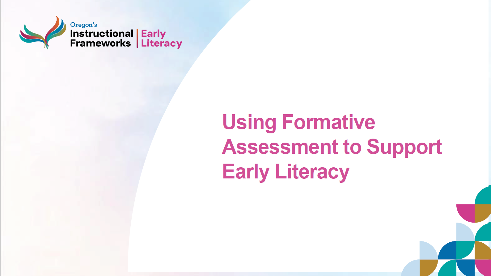 Webinars – Oregon Instructional Frameworks